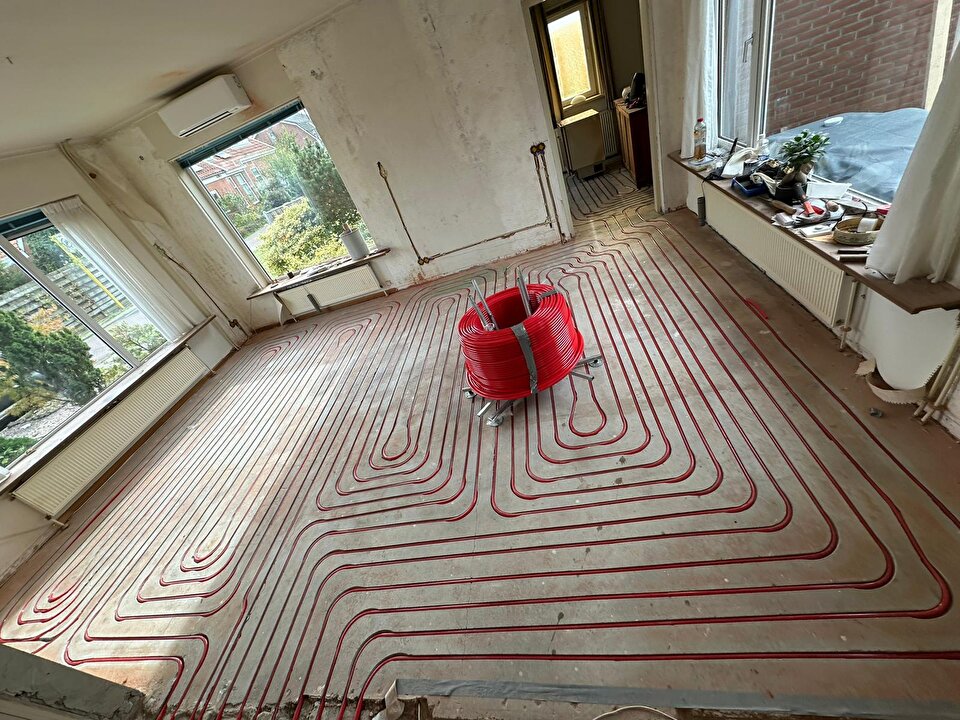 Vloerverwarming binnen 1 dag - ECOtherm Vloerverwarming